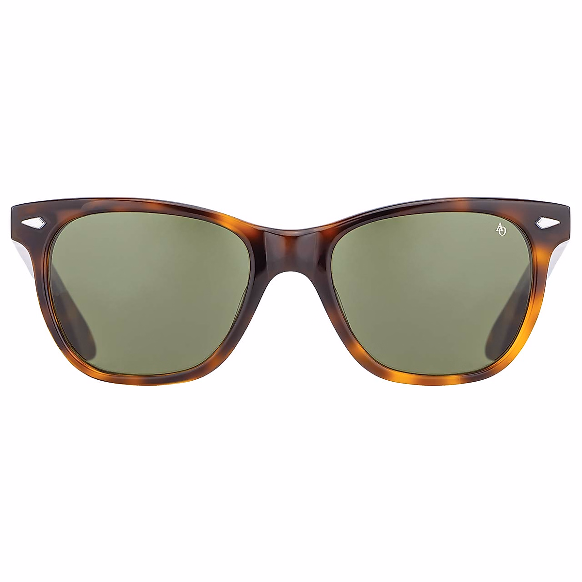 AO Saratoga Sunglasses - Tortoise - Calobar Green AOLite Nylon Lenses - 52-19-145
