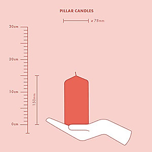 Bolsius Pillar Candle Regular, Ivory 80 mm Width