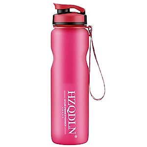 HZQDLN Sports Water Bottle, BPA Free & Frosted Tritan Plastic, 36oz Water Bottle with Leak Proof Flip Top Lid, Apply to The Gym, Yoga, Running, Outdoors, Cycling, and Camping…