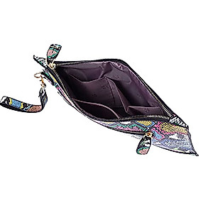 Women Snakeskin Pattern Evening Clutch Bag Fashion Envelope Wristlet Bag Handbag Purse (Blue)