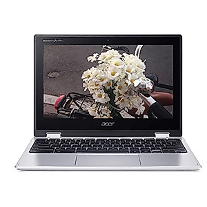 Acer 2022 Spin 311, 11.6" 2 in 1 HD (1366x768) Touch Convertible Chromebook Laptop, Intel Celeron N4000 up to 1.1GHz, 4GB LPDDR4, 64GB eMMC, Webcam, Bluetooth, WiFi, Silver, Chrome OS, EAT Pen