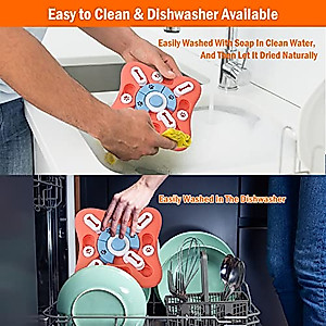 knitly Dog Puzzle Toys for IQ Training & Mental Enrichment, Interactive Dog Toys for Large Medium Small Dogs，Dog Treat Puzzle Dispensing Slow Feeder with Squeaky Design for Training & Fun Feeding