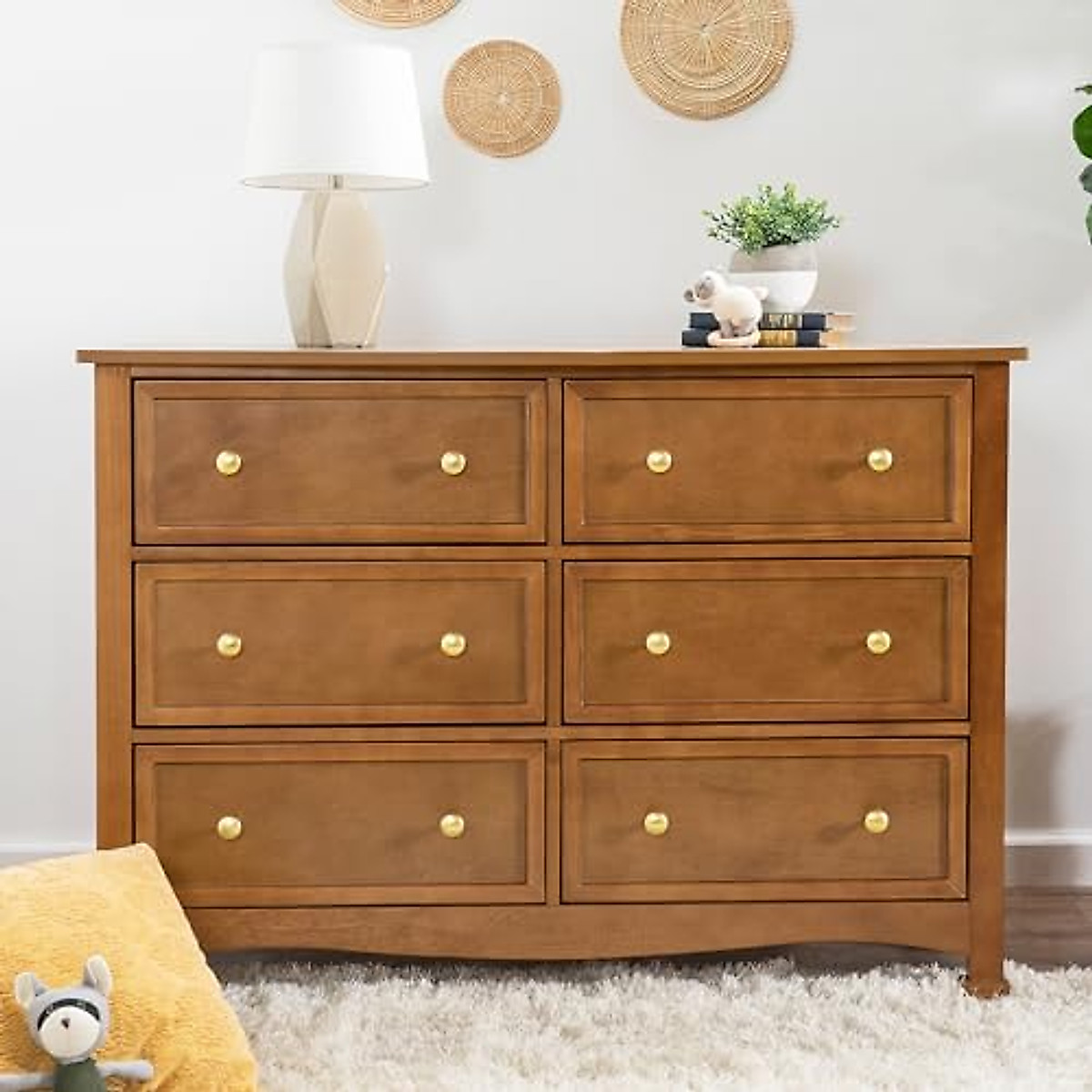 daVinci Kalani 6-Drawer Dresser in Chestnut, GREENGUARD Gold Certified