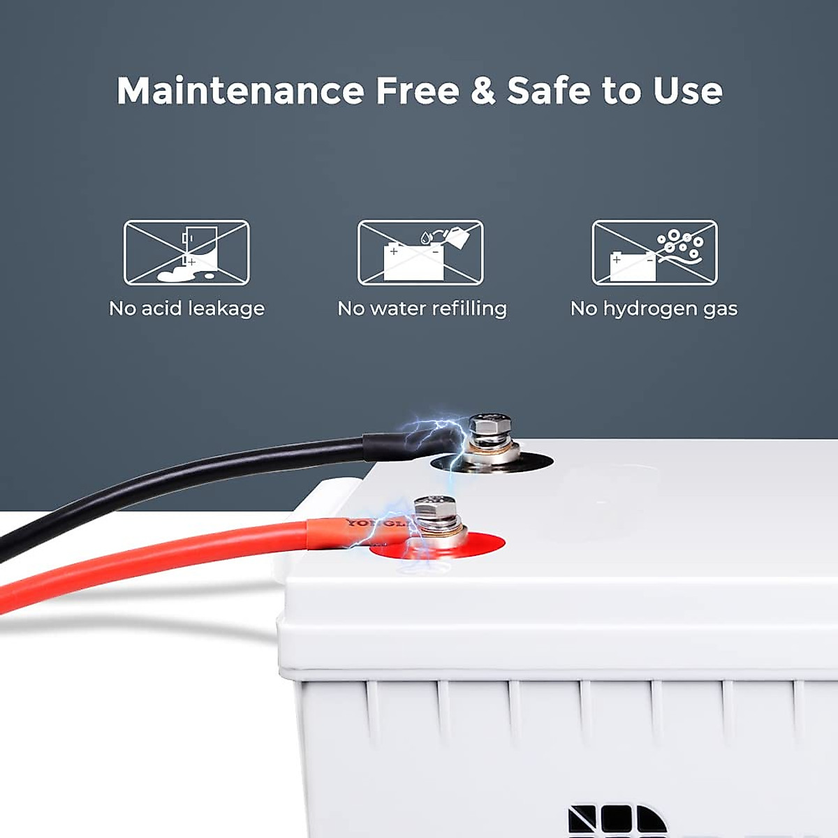 Renogy 400 Watt 12 Volt Premium 4 Pcs 100W Panel+40A MPPT Charge Controller, 400W & Deep Cycle AGM Battery 12 Volt 200Ah, 3% Self-Discharge Rate, 2000A Max Discharge Current