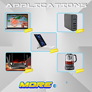 LeFix 12 x Rubber Silicone Feet Dot(Diameter:0.575inch/14.6mm) with Adhesive,Compatible with DELL,Asus,Lenovo,HP Laptop,Computer Case,Keyboard Riser,Appliance Feet,Multiple Purpose(Black)