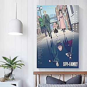 LIUBO Spy X Family Anime Poster Poster Canvas Wall Art Room Aesthetic Posters 12x18inch(30x45cm)