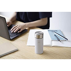Hario Stick Bottle Insulated Travel Mug, 350ml, Grey