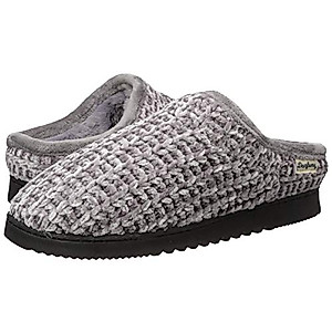 Dearfoams Women's Chenille High Vamp Clog Slipper, Excalibur, X-Large