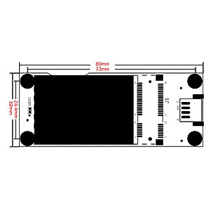EXVIST 4G LTE Industrial Mini PCIe to USB Adapter W/SIM Card Slot for WWAN/LTE 3G/4G Module Applicable for M2M & IoT Applications Like Raspberry Pi Industrial Router IP Camera Digital Signage etc.