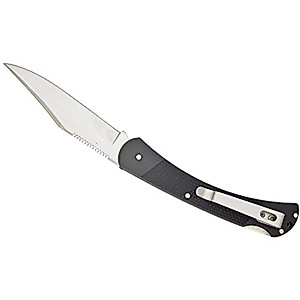 SGB Puma Whitetail Featherweight Black G10 Folding Pocket Knife with Pocket Clip