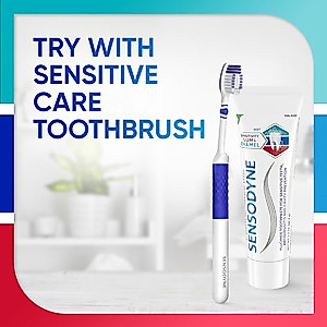 Sensodyne Toothpaste Sensitivity Gum and Enamel, Triple Protection, Refreshing Fluoride Toothpaste, Mint Flavor - 3.4 Ounces x 3