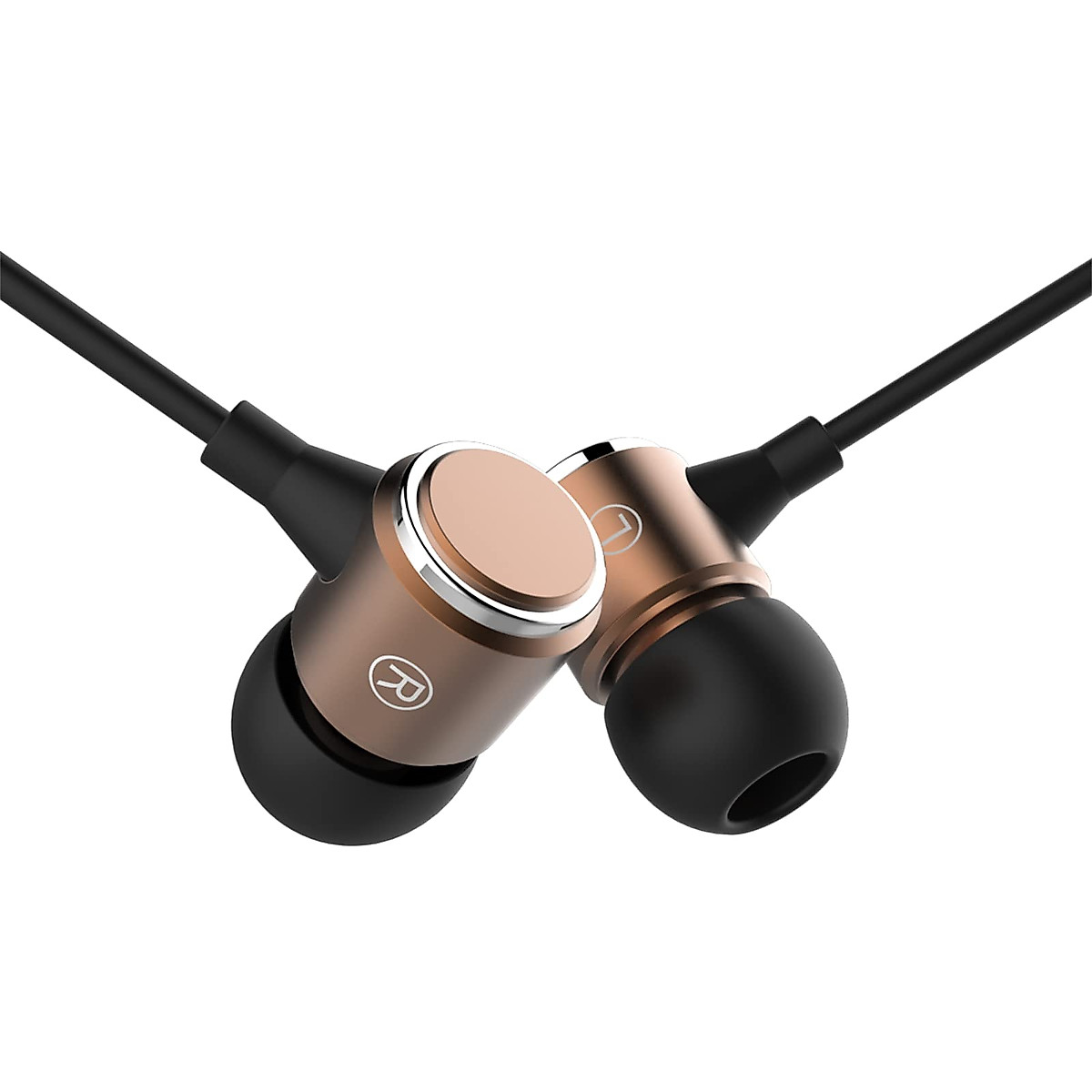 Long Cord Earplug Headphones Without Mic for Tv Watching,Wired Ear Buds Earbuds Without Mic,Noise Cancelling Music Headphones for Work,Deep Bass 3.5mm Earbuds for Compute,in Ear Monitors (6.5FT)