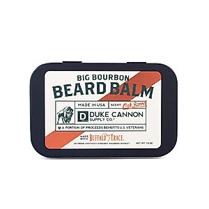 Duke Cannon Supply Co. Big Bourbon Beard Kit for Men - 1.6 oz. Beard Balm & 3 oz. Oil, 10 oz. Bourbon Soap, Premium Grooming Set