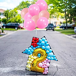 Elecrainbow 5 Inch 100 Pieces Quality Latex Mini Small Pink Balloons,Pink Party Supplies for Baby Girl Shower Birthday Wedding Bachelorette Sweet Sixteen Engagement Decorations