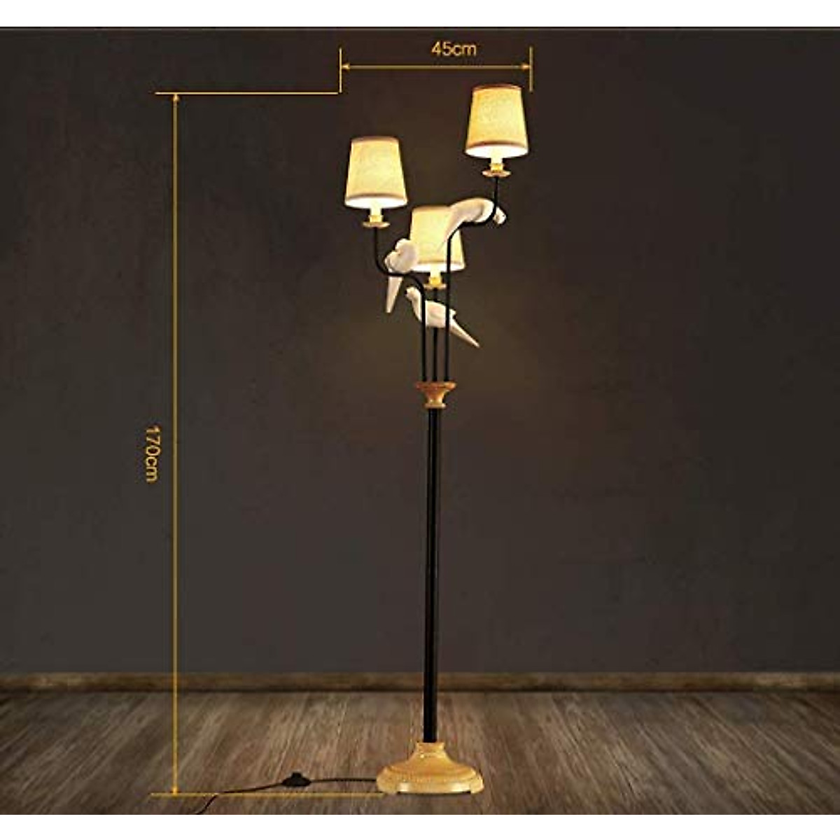 JF-XUAN Atmosphere dimming Modern Designer Style 3-Way Brushed Floor lamp -Floor lamp Floor Lamp