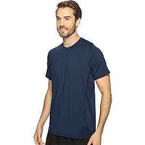 adidas Men's Training Utility Tech Short Sleeve Tee, Collegiate Navy, X-Small
