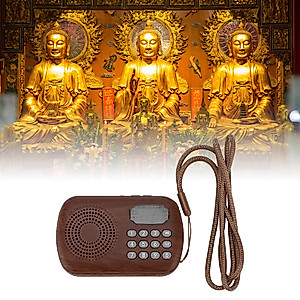 Buddha Machine Buddhist Music Player Light Weight Small Volume Take Easily Buddhist Prayer Machine 3.1 x 2.0 x 0.8in