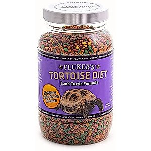 Fluker's Tortoise Diet Small Pellet Food 7oz - Includes Attached DBDPet Pro-Tip Guide