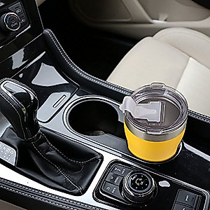 Tahoe Trails 10 oz Stainless Steel Tumbler Vacuum Insulated Double Wall Travel Cup With Lid, Metallic Gray