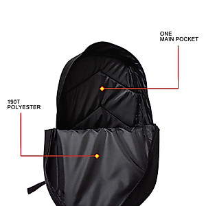 ANYFOCUS Football Backpack School Bag , for Age 6-15 Years Old Boys Combustion Sport Soccer