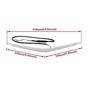 SAUTVS LED Signature White Light Kit for Spyder F3, LED Daytime Running Light DRL for Can-Am Spyder F3 All Models (1PCS, Replace #219400599)