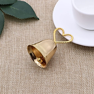 Abaodam Weddings Bell Place Card Holders Kissing Bells Place Card Photo Holder for Table Numbers Restaurant Menu Party Decoration