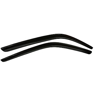 Auto Ventshade [AVS] Ventvisor / Rain Guards | Outside Mount | Smoke, 2 pc | 92908 | Fits 2008 - 2016 Chrysler Town & Country, 2008 - 2020 Dodge Grand Caravan