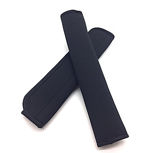 2 Pack Neoprene Comfortable Replacement Shoulder Strap Pads Covers for Laptop Bag, Sport Bag, Travel Bag, Backpack,Car Safety Seat Belts Protect Pads