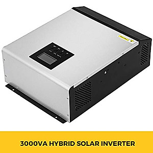 Mophorn Inverter Solar Pure Sine Wave Power Solar Charger DC AC Output with Utility Charger (3KVA 24V MPPT)