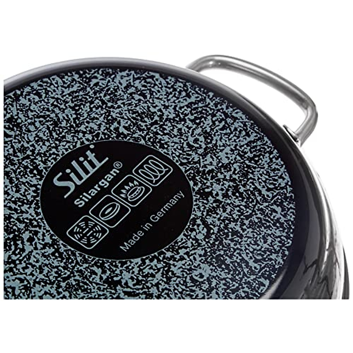 Silit Professional Frying/Serving Pan with Metal Handles without Lid 24 cm