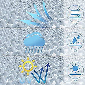 KAMEA KENNA 8' x 12' Beige Rectangle Sun Shade Sail Outdoor Canopy UV Block Awning Custom Size Accepted