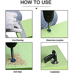 Auniwaig Forstner Drill Bits, 54mm Dia Wood Hole Saw, Auger Opener Cemented Carbide, 90mm Length Woodworking Hinge Hole Drilling Boring Bit Cutter, Straight Shank, Black, 1 Pcs