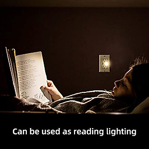 GANA Night Light for Kids, Comfortable LED Warm White Light Source (3000K) - Suitable for All USB Output Ports, Mini Portable Emergency Light, for Bedroom, Bathroom, Stairs or Camping (6PACK)…