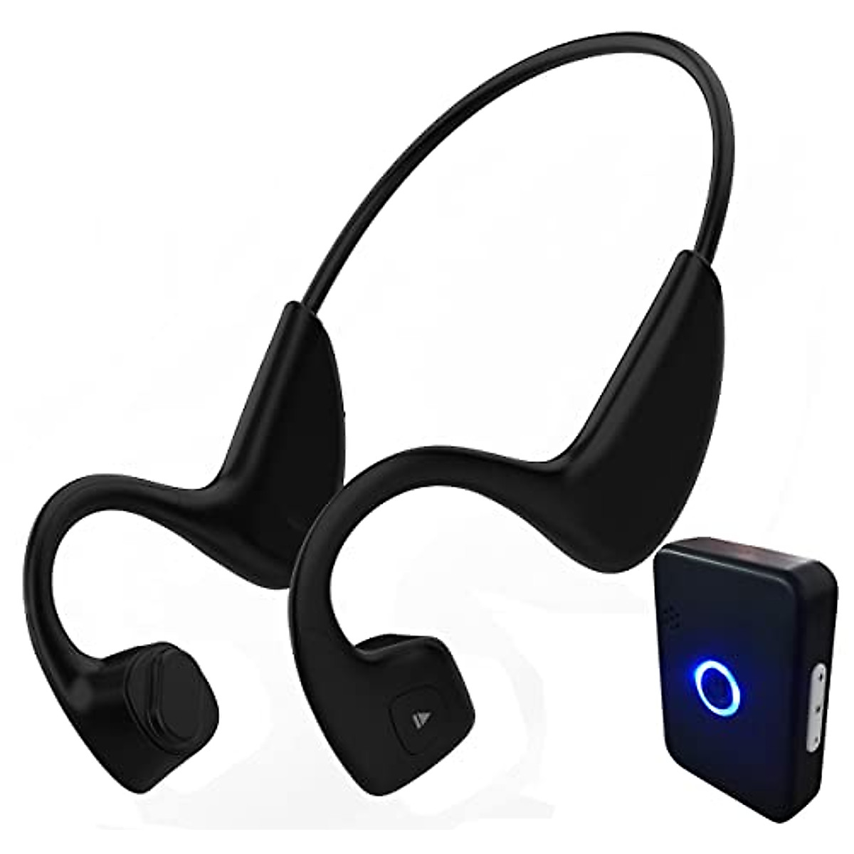 Wireless TV Listening Headsets Hearing Device Bone conduction Hearing Assist Headphones for Senior Adult Hard of Hearing to Watch TV & Conversation