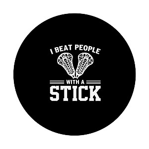 I Beat People With A Stick PopSockets Swappable PopGrip