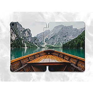 Mountain Nature Landscape Lake case Compatible with iPad Mini Air Pro 7.9 8.3 9.7 10.2 10.9 11 12.9 inch Pattern Cover New 2022 2021 Trifold Stand 3 4 5 6 7 8 9 Generation 248 (11" Pro 1/2/3 gen)