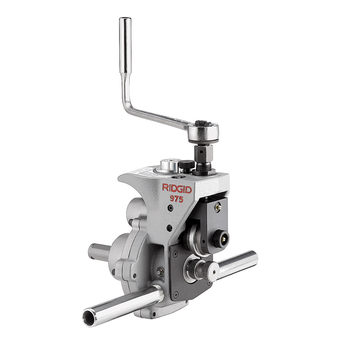 RIDGID 25638 975 Combo Roll Groover, Grooving Machine Mounts to RIDGID 300 Power Drive for Schedules 10, 40, and 80 Pipe, Chrome, Small