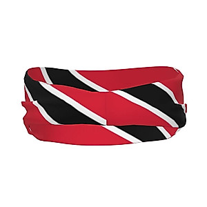Trinidad and Tobago Sports Headbands Unisex Yoga Non-Slip Quick-Drying Workout Hairband