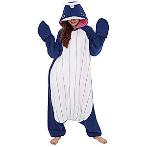 SAZAC Whale Kigurumi Onesie Costume Blue