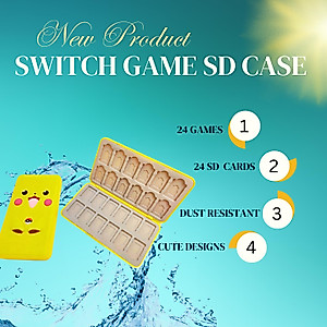 Shiban Switch 24 game card and 24 SD card 3D themed case (EYE OF THE TABLET)