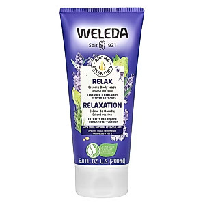 Weleda Aroma Essentials Relax Creamy Body Wash, Parabens Free, 6.8 Fluid Ounce (Pack of 1)