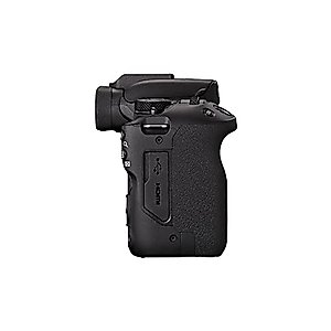 Canon EOS R50 Mirrorless Vlogging Camera (Body Only/Black), RF Mount, 24.2 MP, 4K Video, DIGIC X Image Processor, Subject Detection & Tracking, Compact, Smartphone Connection, Content Creator