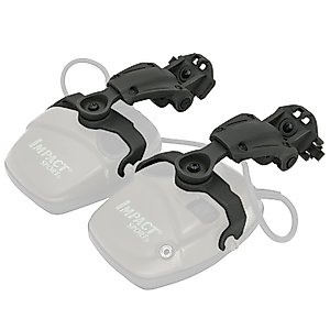 Tactical Helmet ARC Track Adapter for Tactical Electronic Shooting Earmuff Compatible Howard Leight Impact Sport Headset (Gray)