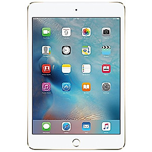 Apple iPad Mini 4 32gb Gold WiFi + Cellular Unlocked (Renewed)
