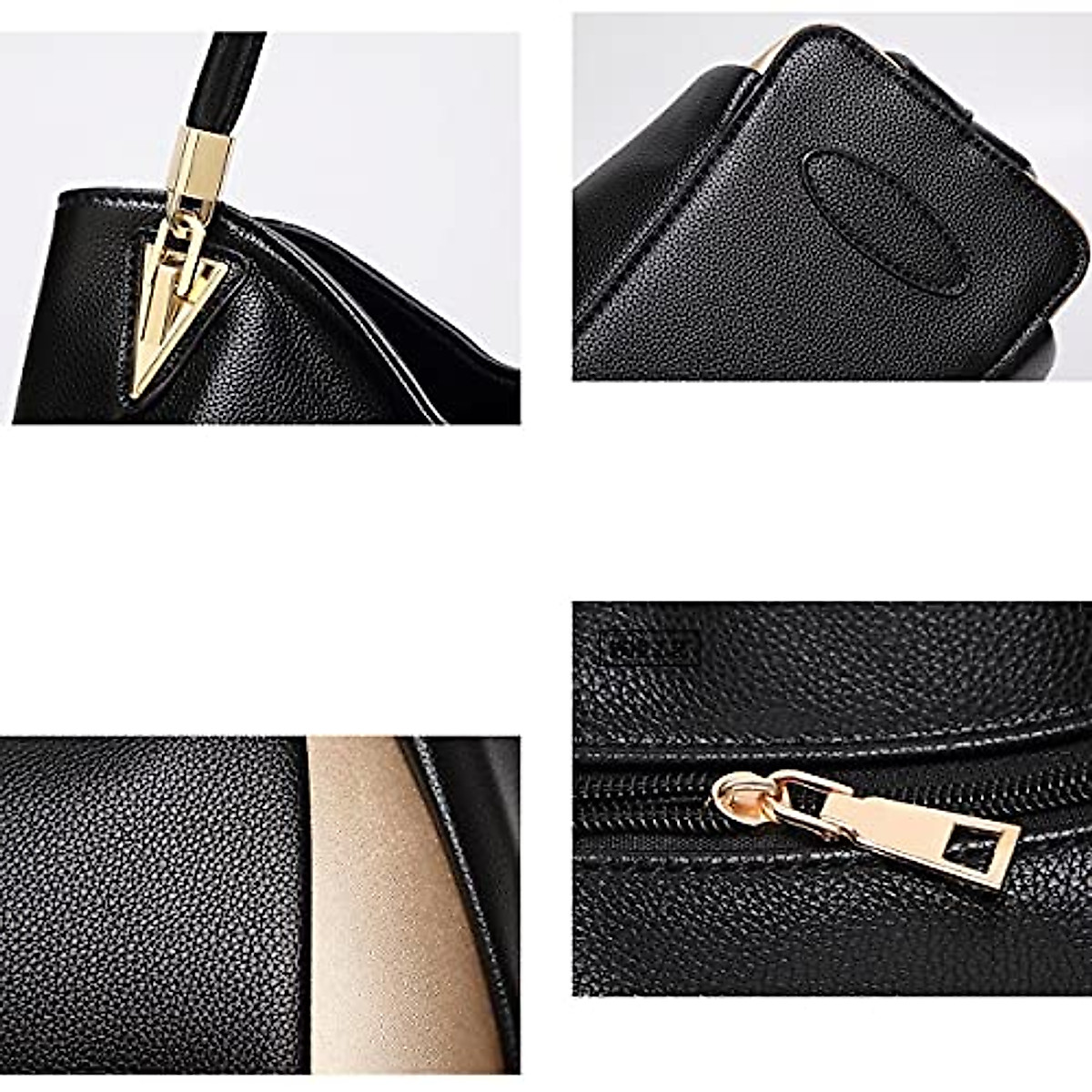 Handbags and purses,Womens Leather Handbags Purses Top-handle Totes Satchel Shoulder Bag for Ladies, (3#Red)