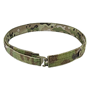 Tactical Inner Belt G Hook Underbelt Buckleless Loop Lining Battle Inner Duty Belt for Mens Waist EDC Gear (Multicam, Medium(31"-40"))