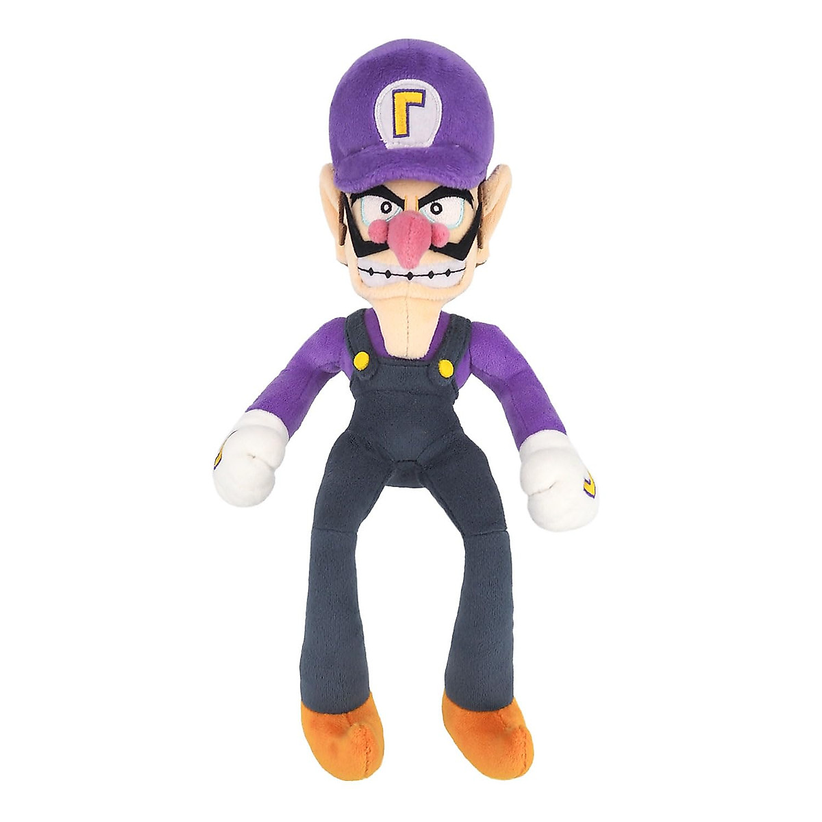 Sanei Super Mario All Star Collection 12.5" Waluigi Plush, Small