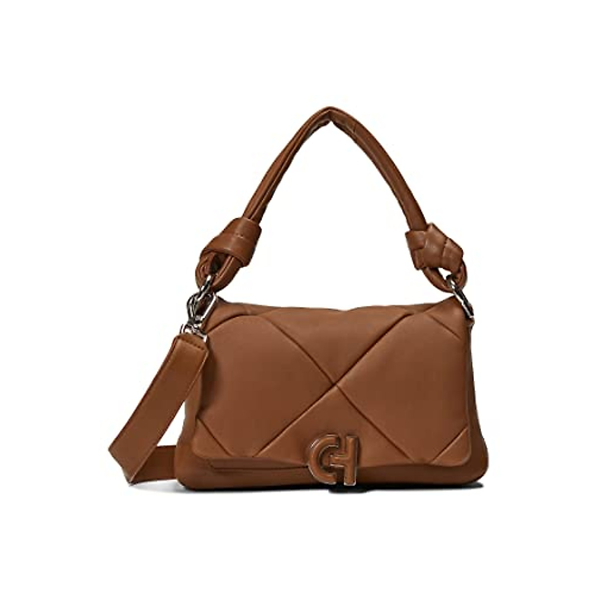 Cole Haan Quilted Shoulder Bag New Caramel One Size