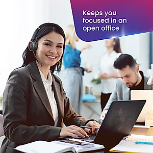 Jabra Evolve 75 Bluetooth Headset Bundle, Wall Charger, USB Dongle 7599-832-109-B, Pc, Mac, Compatible for Dragon, Softphones, Mobile, Tablet, Microsoft Certified, Skype, Cisco, Avaya