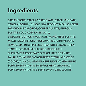 Amazon Brand - Kitzy Hairball Control Crunchy and Soft Natural Cat Chews, Tuna, 16 oz